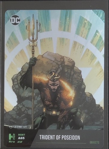 DC Chapter 2 Hybrid Trading Card - Trident of Poseidon A65 Uncommon ...