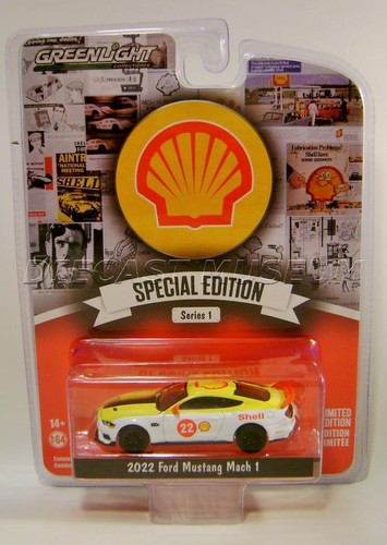 2022 '22 FORD MUSTANG MACH 1 SHELL SPECIAL EDITION SERIES 1 GREENLIGHT ...