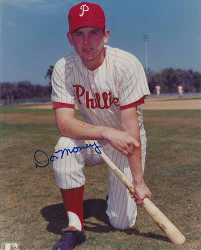 Signed 8x10 DON MONEY Philadelphia Phillies Autographed photo - COA | eBay