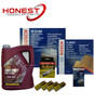 Vauxhall Corsa D 1.2 1.4 Bosch Service Kit Oil Air Filter Spark Plugs ...