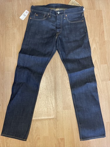 464 RRL Jeans Men's slim fit Japan Woven Selvedge denim raw size 31x30 ...