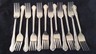 Six Dinner HEAVY FORKS Stainless Steel 8" long by 1" Wide HH FORK ...