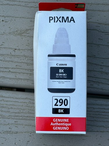 Genuine Canon Pixma BK 290 Black Ink GI-290 New 135 ml | eBay