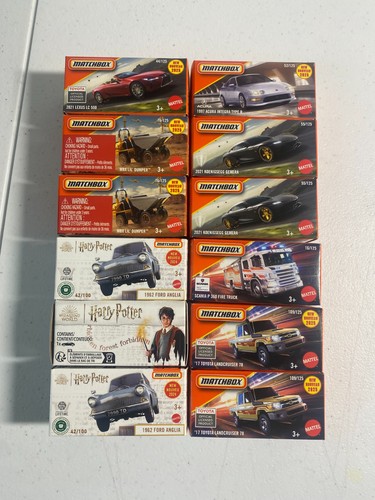 Matchbox Power Grab Mix Lot Of 12 Sets New Sealed Free Shipping L ...