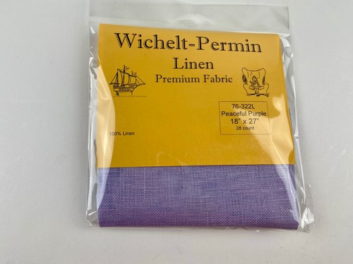 28 Count Linen 18 by 27 inches Fat Quarter Cross Stitch Fabric Wichelt ...