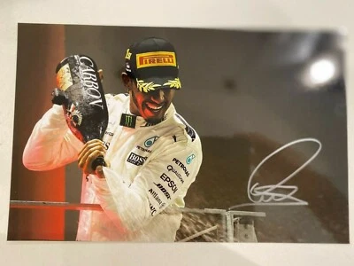Lewis Hamilton 2022 Signed A4 Autograph | Grelly UK