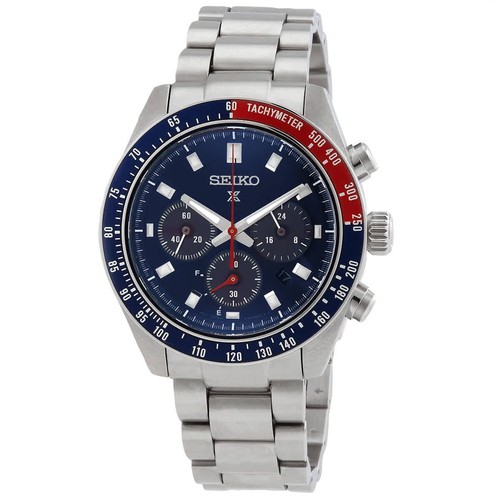 SEIKO Prospex Speed Timer Solar Chronograph SSC913 Blue Dial Sunray ...