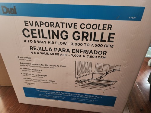 Dial 7637 6w Plastic Ceil Grille for sale online | eBay