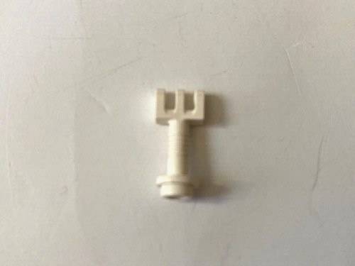 LEGO Parts: Hinge Bar w/ 3 Fingers & End Stud, Part# 2433, White | eBay