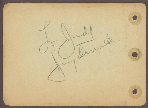 JIMMY DURANTE (1893-1980) signed album page | Actor/Comedian - signed ...