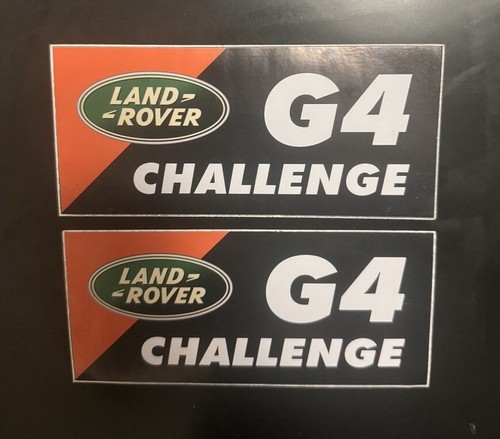 Land Rover & Range Rover G4 Challenge Stickers/Decals | eBay