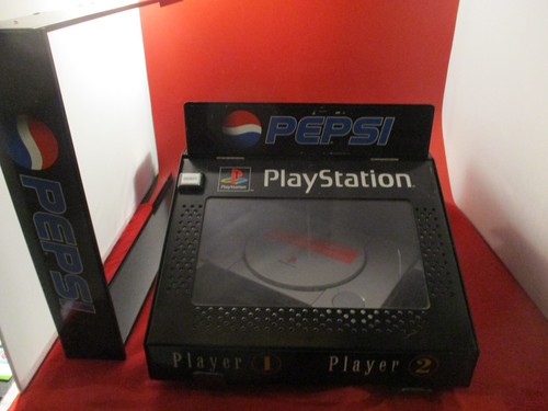 Pepsi Playstation 1 System PS1 Console Promo Store Display Kiosk Top ...