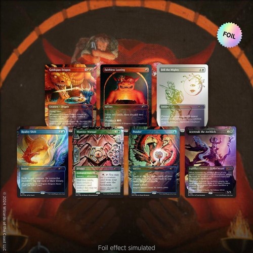 MTG Secret Lair Dungeons & Dragons 50th PRESALE Exhibition of Adventure ...