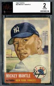 Mickey Mantle 1953 Topps #82 Base Price Guide - Sports Card Investor