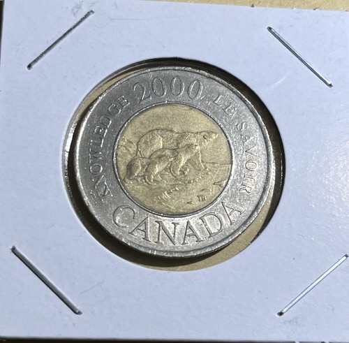 2000 Canadian $2 Dollar Path of Knowledge - Mother and Cubs Toonie Coin ...