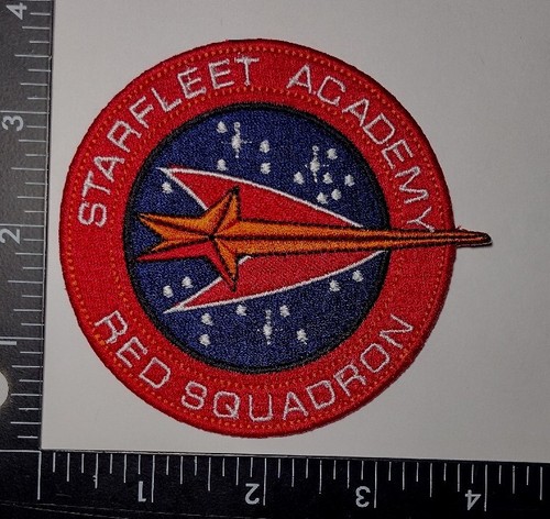 STAR TREK STARFLEET ACADEMY RED SQUADRON IRON ON QUALITY PATCH | eBay