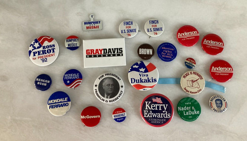 Collection of 23 Vintage Campaign Buttons | eBay