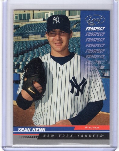 SEAN HENN 2005 Leaf PROSPECT SHORTPRINT #246 - YANKEES | eBay