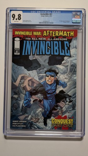 Invincible #61 - CGC 9.8 -"First Appearance of Conquest" - Kirkman ...