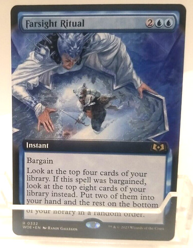 FOIL Farsight Ritual Extended Art - WOE 0332 - NM - MTG Magic | eBay