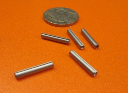 18-8 Stainless Steel, Slotted Roll Spring Pin, 3/32" Dia x 1/2" Length ...