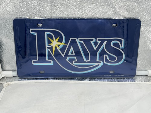Tampa Bay Rays MLB Blue Acrylic Lasercut License Plate Wincraft | eBay