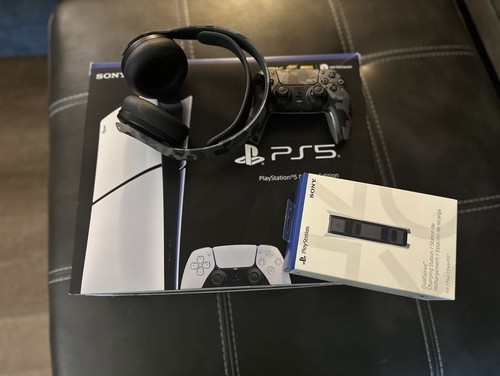 Sony PS5 Slim Digital Edition 1TB Video Game Console - White ...