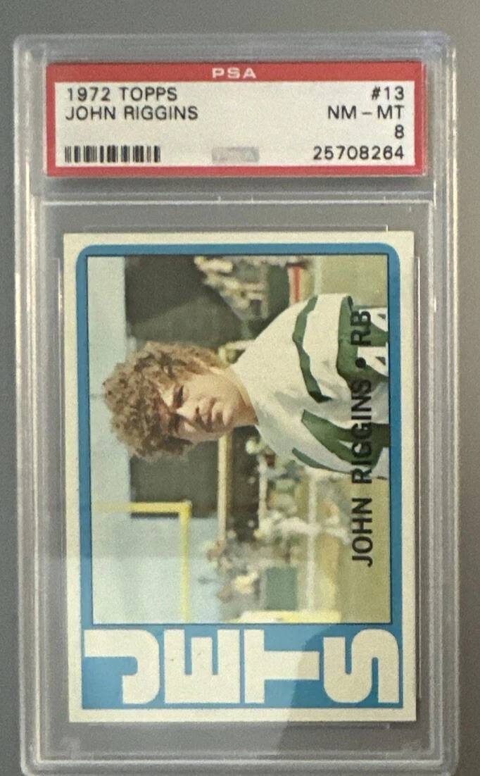 John Riggins 1972 Topps #13 Base PSA 8 Price Guide - Sports Card Investor