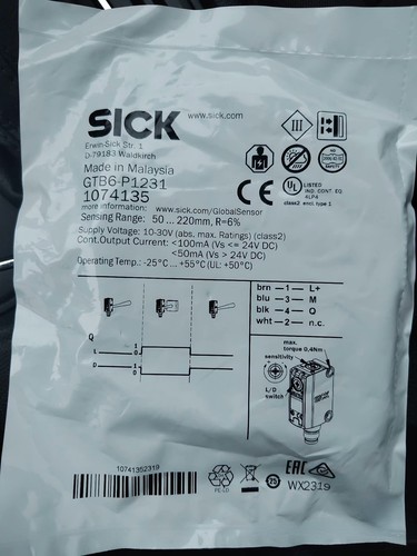 1pcs SICK GTB6-P1231 1074135 | eBay