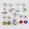 30pcs Plated Silver Ribbon HOPE Dangle Charms Fit European Bracelet ...