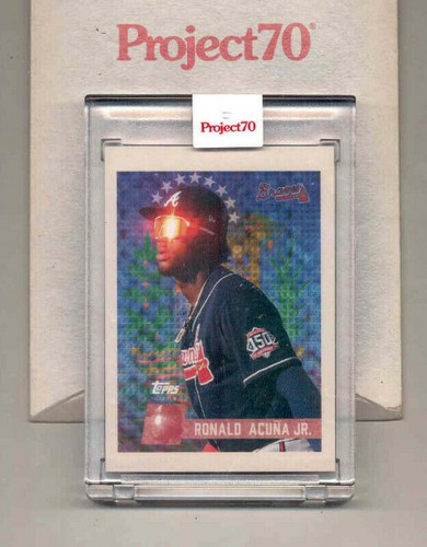 2021 Topps Project 70 Ronald Acuna Jr card #417. nrmt-mt | eBay