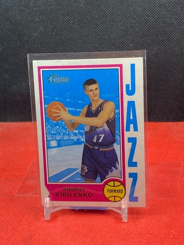 2001-02 Topps Heritage Base Rookie #74 Andrei Kirilenko Utah Jazz NBA ...