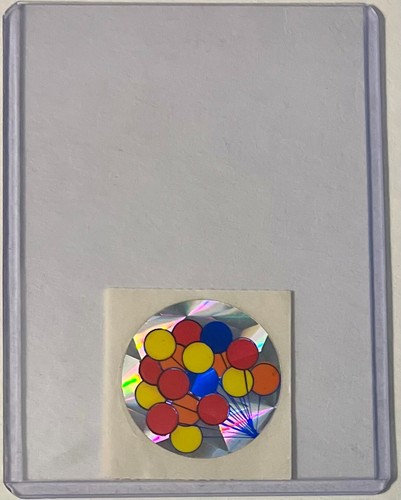 80'S BUNCH OF BALLOONS HOLOFOIL STICKER | eBay
