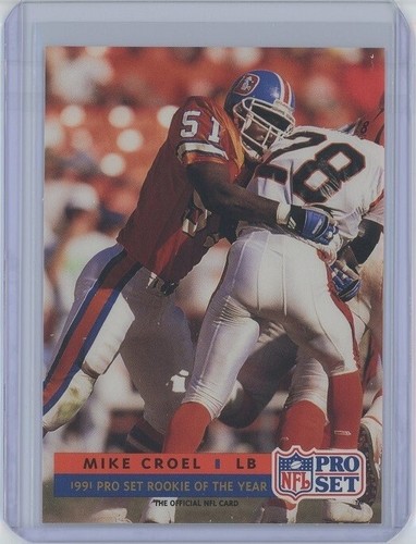 MIKE CROEL 1991 Pro Set Final Update Rookie of the Year #850 Broncos | eBay
