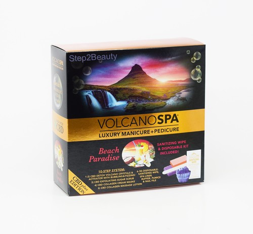 Lapalm Volcano Spa Pedicure 5Step in A Box Kit - Beach Paradise (Pack ...