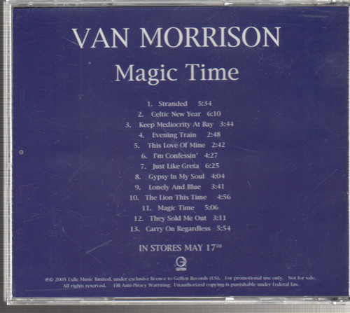 van morrison magic time cd promo | eBay