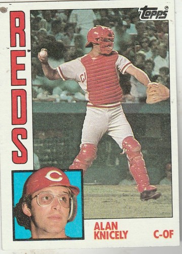 FREE SHIPPING-MINT-1984 Topps #323 Alan Knicely Reds PLUS BONUS CARDS ...