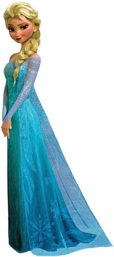 Walt Disney's Ice Queen ELSA of FROZEN Animated Film Window Cling Decal ...