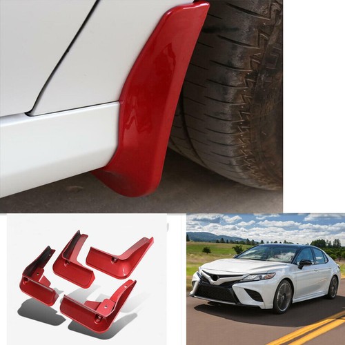 For Toyota Camry SE/XSE 2018-2023 Red Flaps MudFlaps Splash Guards ...