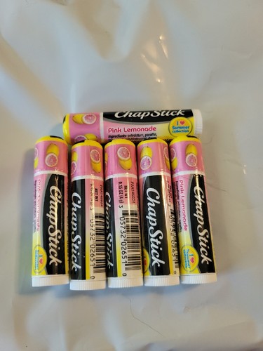Chapstick Pink Lemonade Lip Balm 6 Tubes .15 oz - FREE SHIPPING | eBay