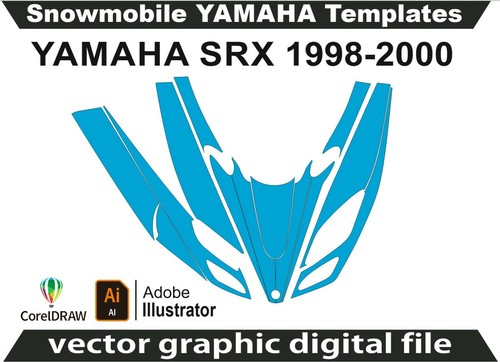 Snowmobile YAMAHA SRX 1998-2000 Templates Vector File AI EPS CDR S21 | eBay