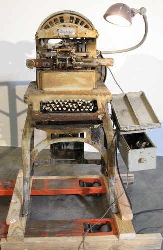 Vintage Addressograph Multigraph 6341 Graphotype Machine US Navy | eBay