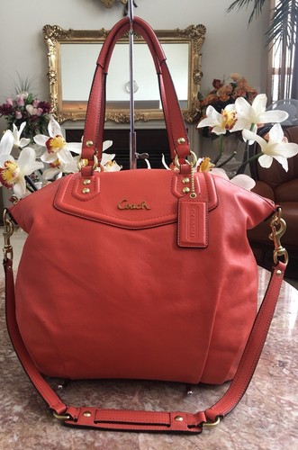 Coach Ashley Leather N/S Convertible Shoulder Bag Satchel F23684 EUC ...