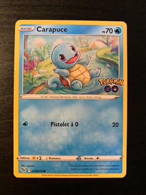 Carapuce dans cartes pokémon à l'unité | eBay
