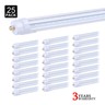 5000K T8 Led Tube Light 8Feet Single Pin FA8 Base V Shaped LED ...
