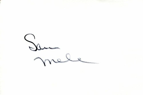 Sam Mele Washington Senators Boston Red Sox Minnesota Twins Signed ...