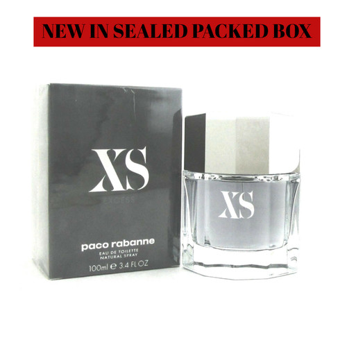 XS Excess Cologne (2018) by Paco Rabanne 3.4 oz. EDT Spray for Men. New ...