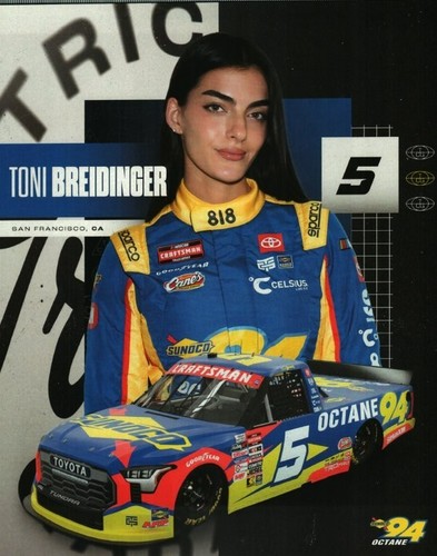 2025 TONI BREIDINGER #5 SUNOCO NASCAR POSTCARD GLEN | eBay