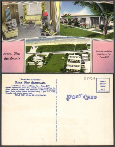 FLORIDA Fort Pierce VINTAGE POSTCARD | eBay