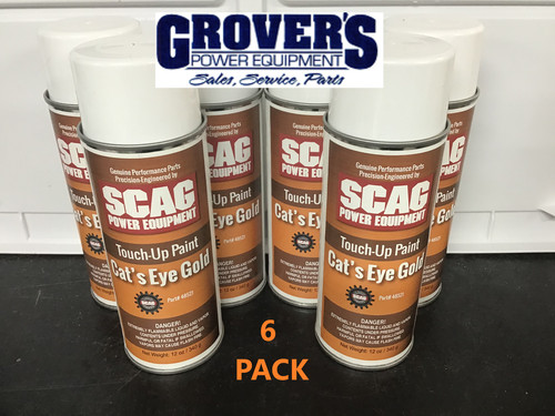 Scag Cat's Eye Gold Spray Paint - Part # 48521 - Scag Orange - 6 PACK ...